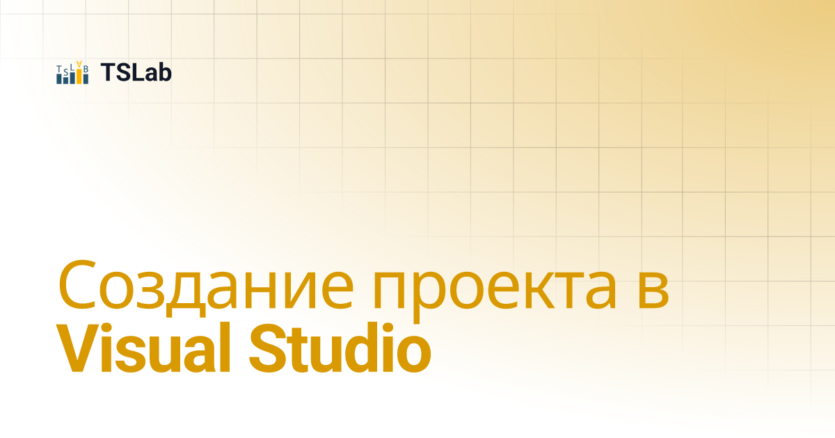 Создание проекта в Visual Studio | TSLab